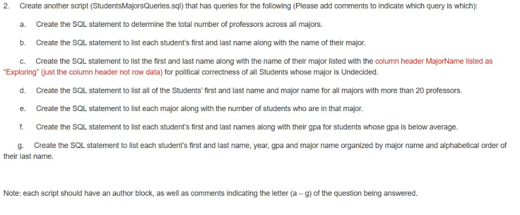 Solved: For This Quiz, Your Task Is To Use MySQL's Workben... | Chegg.com
