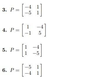 Solved Find a matrix P so that P[d100d2]P−1,d1≥d2 is a | Chegg.com