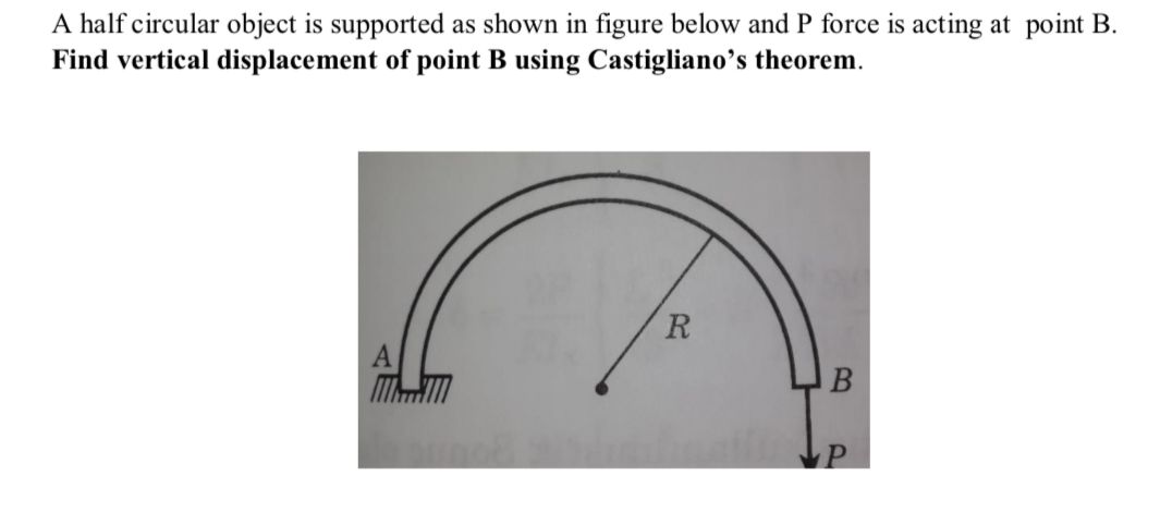 Solved A half circular object is supported as shown in | Chegg.com