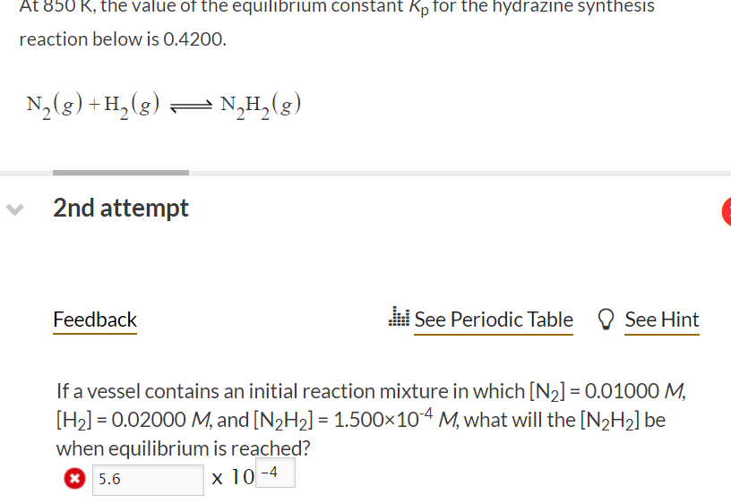 Solved 2nd ﻿attemptFeedbackIf ﻿a vessel contains an ﻿initial | Chegg.com