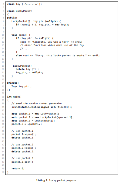 Solved Question 3 a) Using raw (ordinary) pointers has a | Chegg.com
