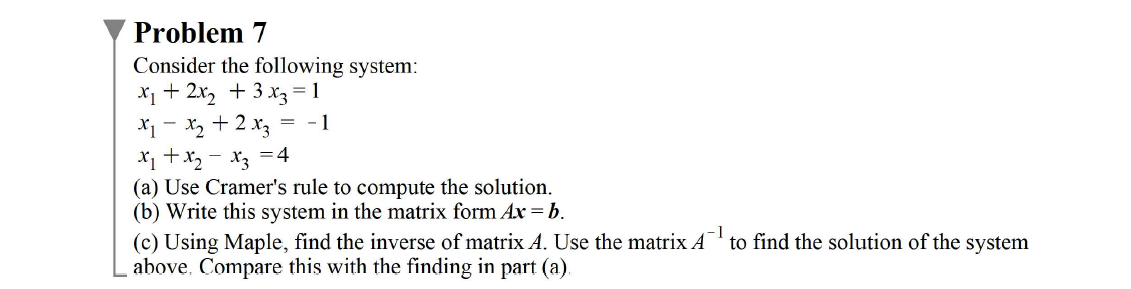Solved Problem 7 Consider the following system: | Chegg.com
