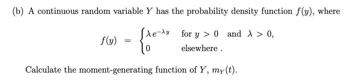 Solved (a) The probability distribution of a discrete random | Chegg.com