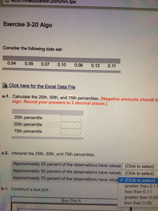 Solved Calculate The 25th 50th And 75th Percentiles Chegg