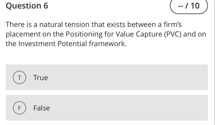 Solved Question 6 / 10 There is a natural tension that | Chegg.com
