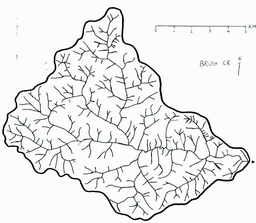 Solved classify all the streams in the Creek drainage basin | Chegg.com