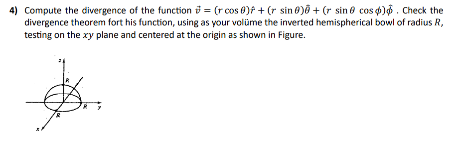 Solved 4 Compute The Divergence Of The Function 