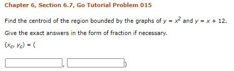 Solved Chapter 6, Section 6.5, Go Tutorial Problem 003 | Chegg.com