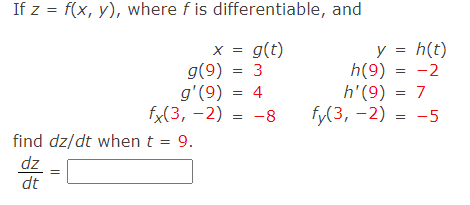 Solved If z=f(x,y), where f is differentiable, and | Chegg.com