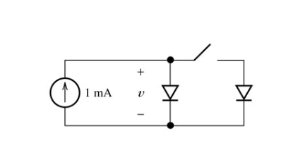 Solved The diodes shown in the figure below are identical | Chegg.com