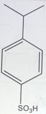Solved (CH3)2CHCI HOSO3H AlCl3 SO3H SO3H | Chegg.com
