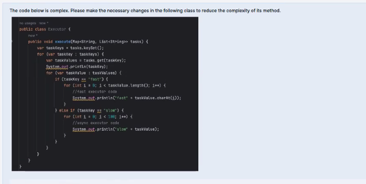 Solved The code below is complex. Please make the necessary | Chegg.com