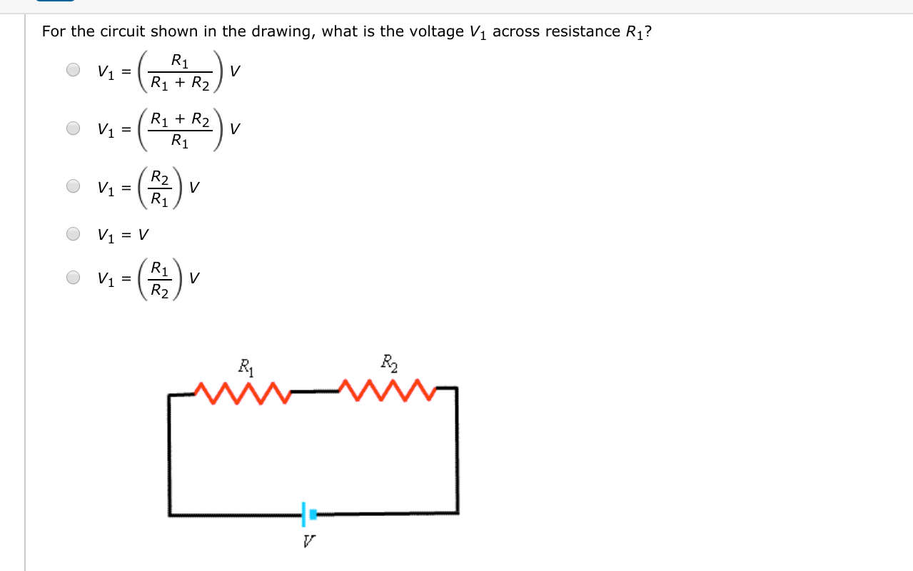 Solved: For The Circuit Shown In The Drawing, What Is The ... | Chegg.com