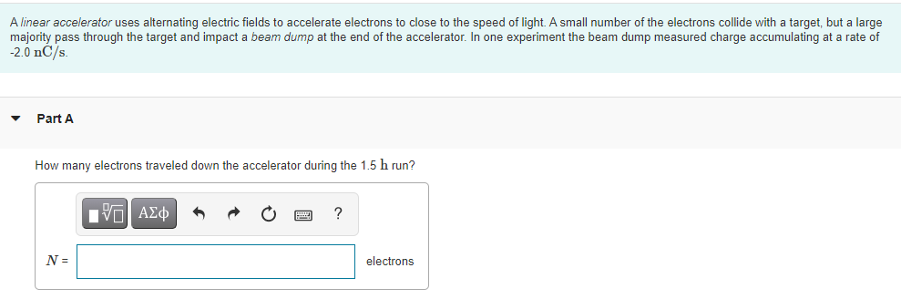 Solved A linear accelerator uses alternating electric fields | Chegg.com