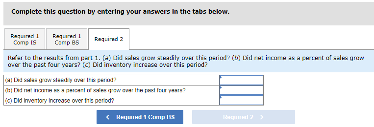 Solved Problem 13-1A (Algo) Calculating and analyzing trend | Chegg.com