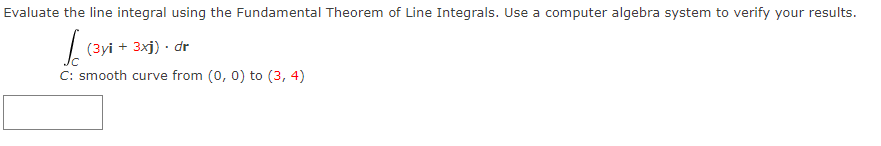 Solved Evaluate the line integral using the Fundamental | Chegg.com