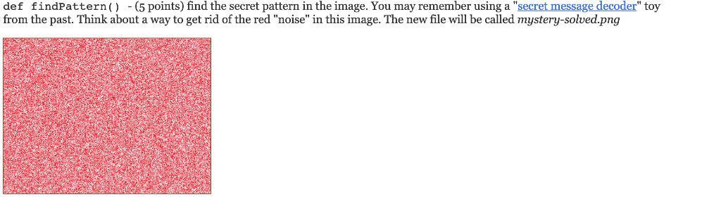 Solved not sure how to get rid of the red noise. All i know | Chegg.com