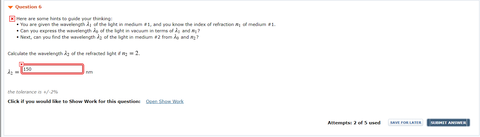 Solved Interactive Exercises 35.01: Refraction at a Planar | Chegg.com