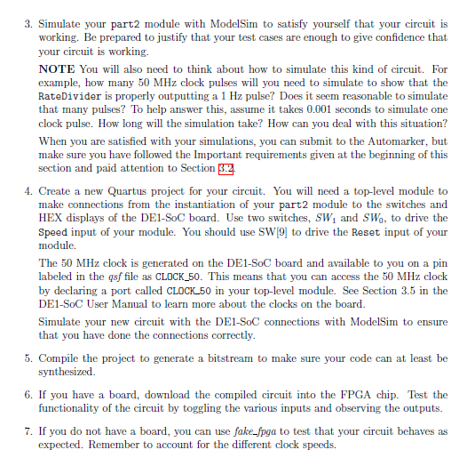 3 Part II Another way to specify a counter is by | Chegg.com
