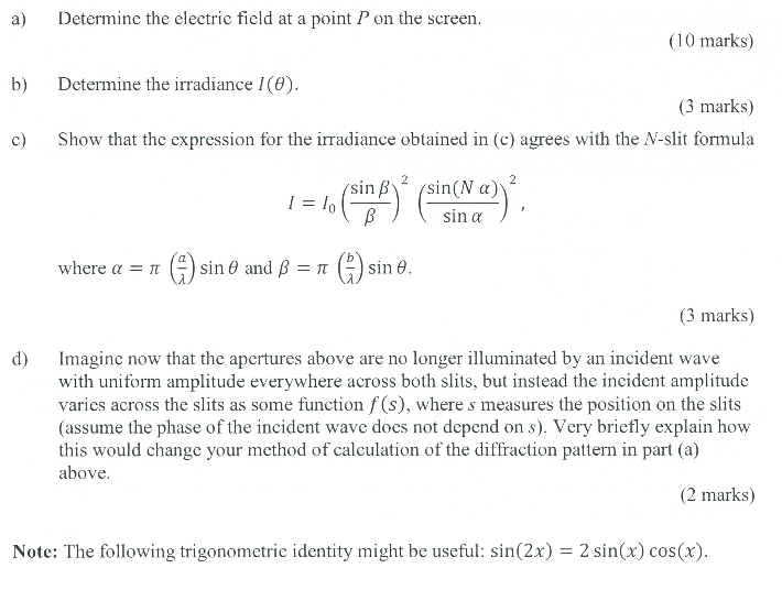 Solved Problem 6 (18 Marks) Consider a monochromatic plane | Chegg.com