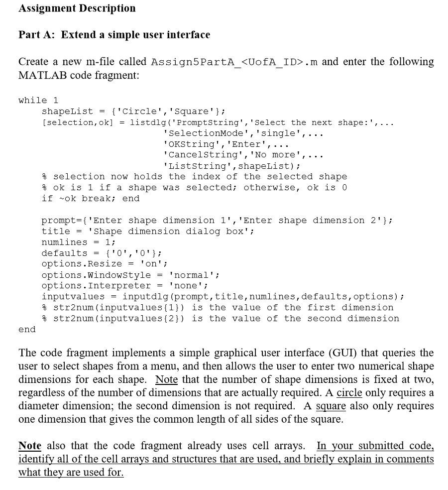 Solved Background MATLAB was originally intended to be an | Chegg.com