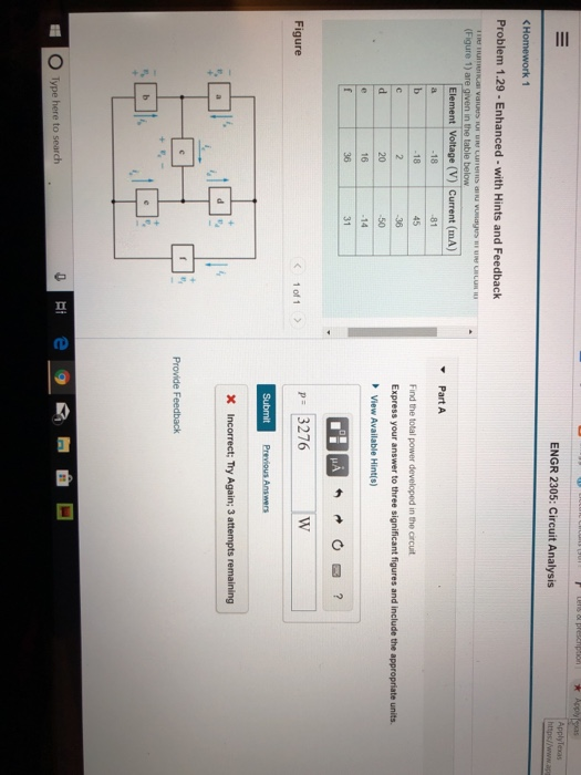 Solved ENGR 2305: Circuit Analysis | Chegg.com