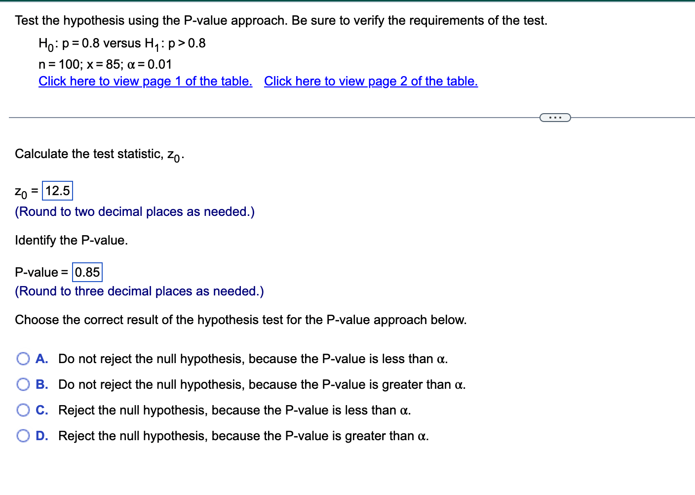 Solved Test the hypothesis using the P-value approach. Be | Chegg.com