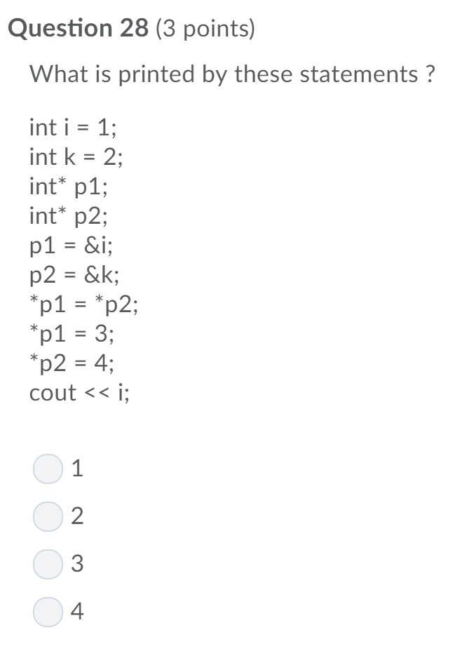 Solved Question 24 (3 points) Here is a function prototype | Chegg.com