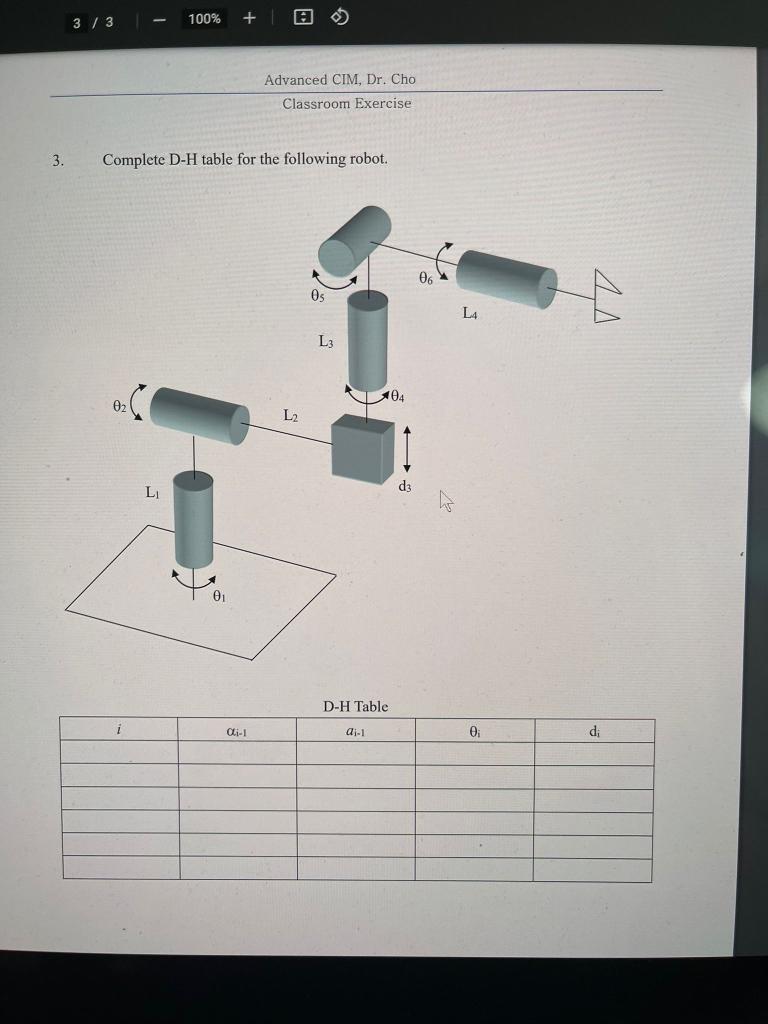 Solved 3 / 3 100% + Advanced CIM, Dr. Cho Classroom Exercise | Chegg.com