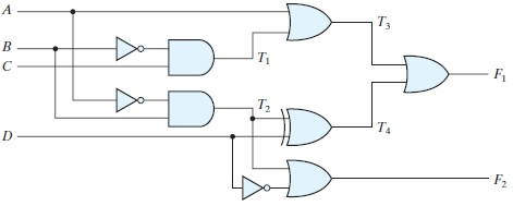 Solved Given the circuit and the table below, answer the | Chegg.com