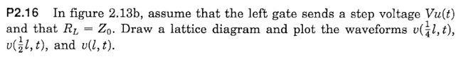 In figure 2.13b, assume that the left gate sends a | Chegg.com