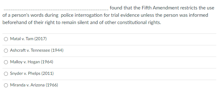 Solved Which of the following constitutional principles did | Chegg.com