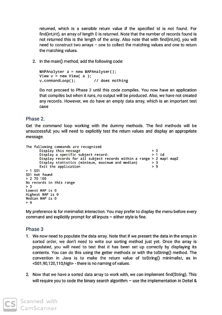 1. Introduction In this assignment, you are to | Chegg.com
