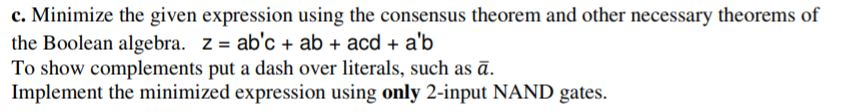 Solved Could you please talk about consensus theorem which | Chegg.com