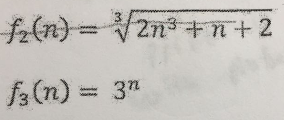 Solved Arrange the following functions in ascending order | Chegg.com
