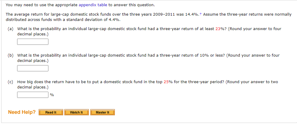 Solved You may need to use the appropriate appendix table to | Chegg.com