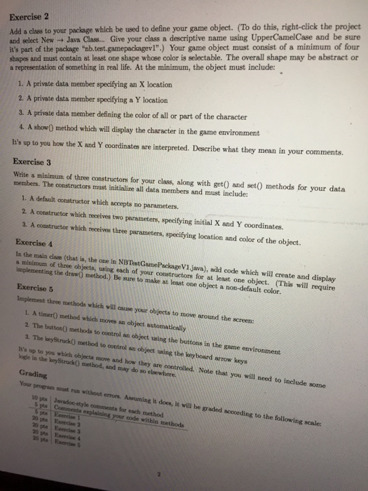 CSE 230 505 bject-oriented Computing I Spring 2017 | Chegg.com