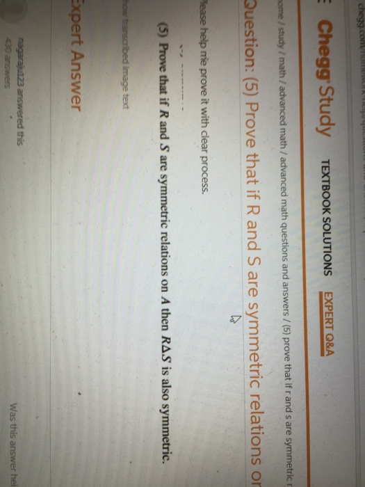 Solved Ch ome / study / math / advanced math/advanced math | Chegg.com