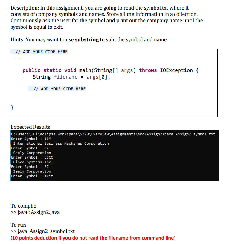 Solved Description: In this assignment, you are going to | Chegg.com