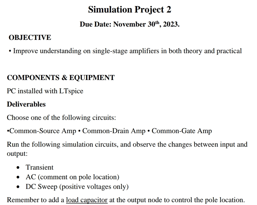 Solved Simulation Project 2Due Date: November | Chegg.com