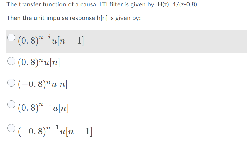 Solved The transfer function of a causal LTI filter is given | Chegg.com