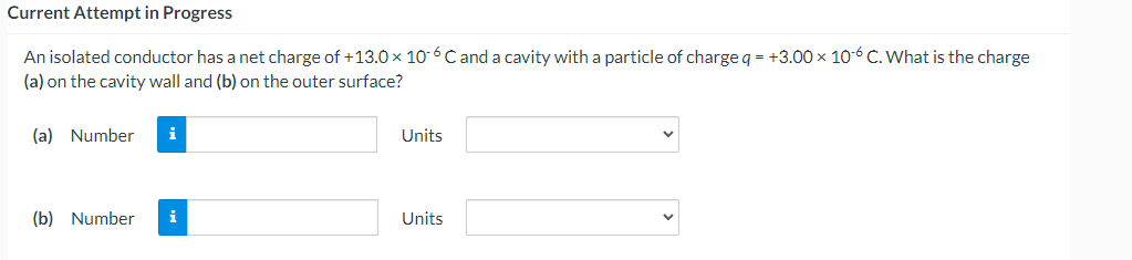 Solved An isolated conductor has a net charge of +13.0×10−6C | Chegg.com