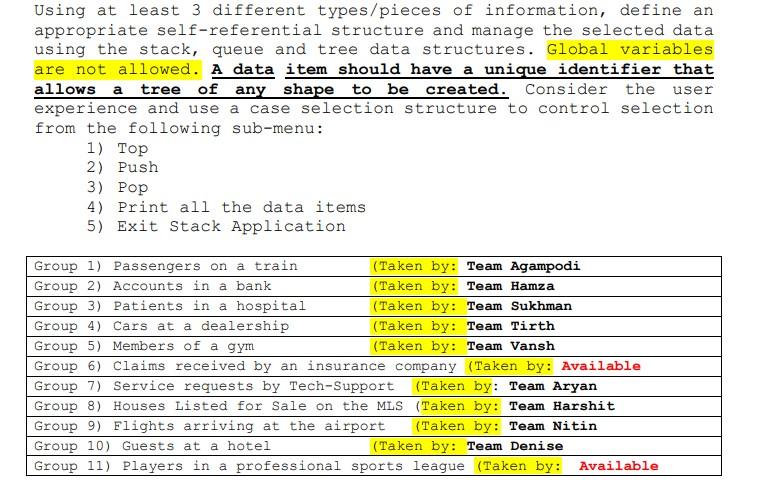 Solved Using at least 3 different types/pieces of | Chegg.com