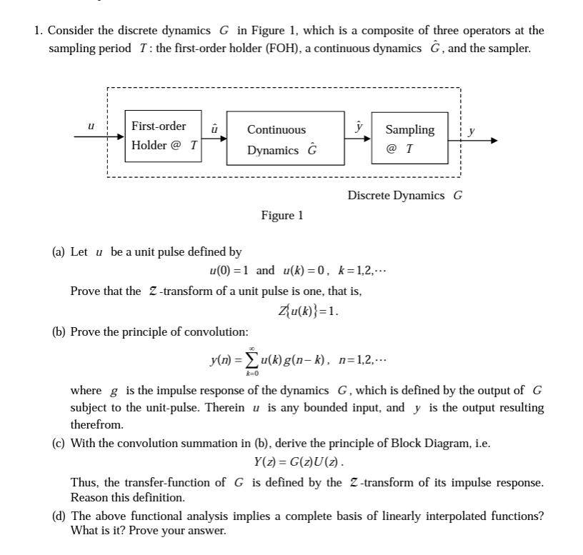 Solved 1. Consider the discrete dynamics G in Figure 1 , | Chegg.com