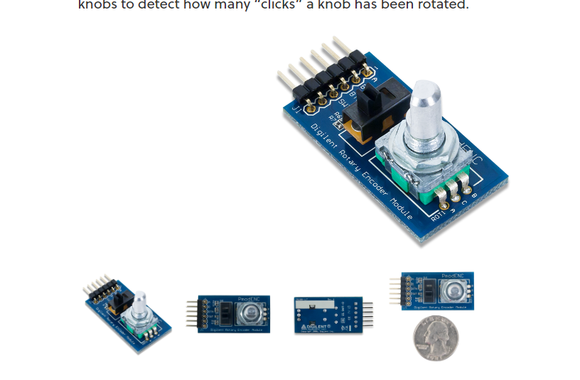 Can anyone help me make code for 6-pin Pmod Rotary | Chegg.com