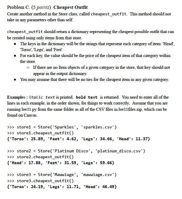 Solved Need help with Problem C. Information from previous | Chegg.com