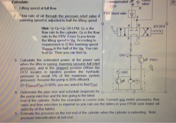 Solved Given the following specifications Lifttload mass 500 | Chegg.com Solved Given the following specifications Lifttload mass 500 | Chegg.com