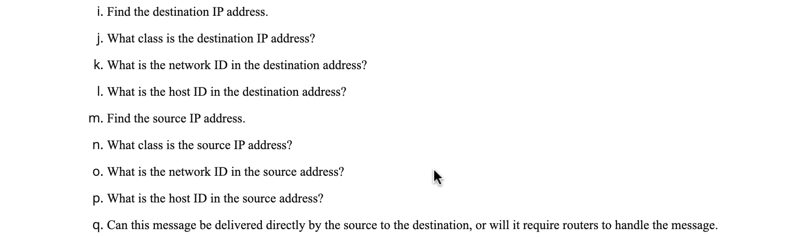Solved The frame and IP Header formats are given in a | Chegg.com