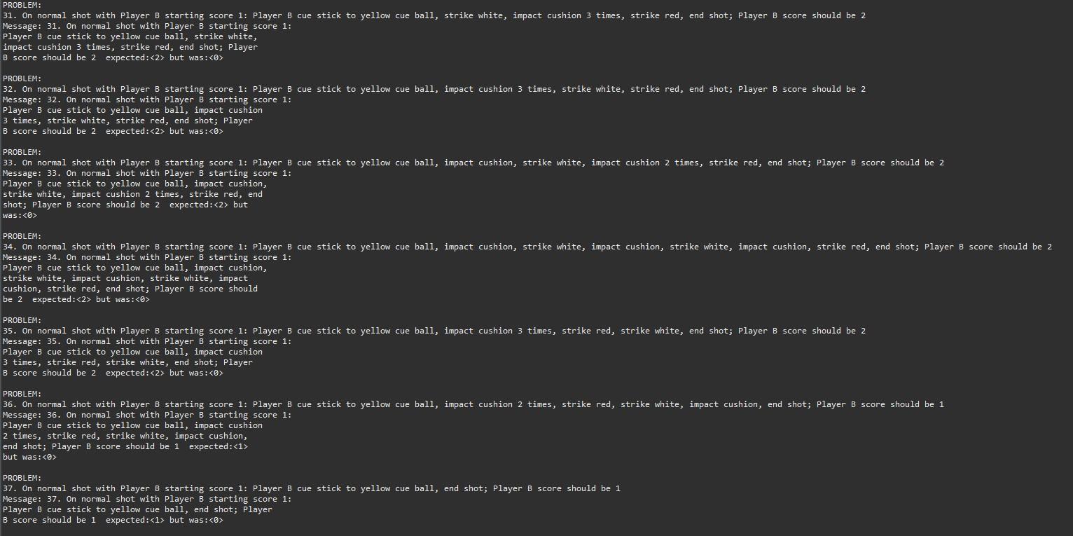 when i run the test, i have alot of problem with my | Chegg.com