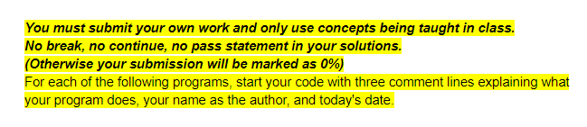 Solved You must submit your own work and only use concepts | Chegg.com